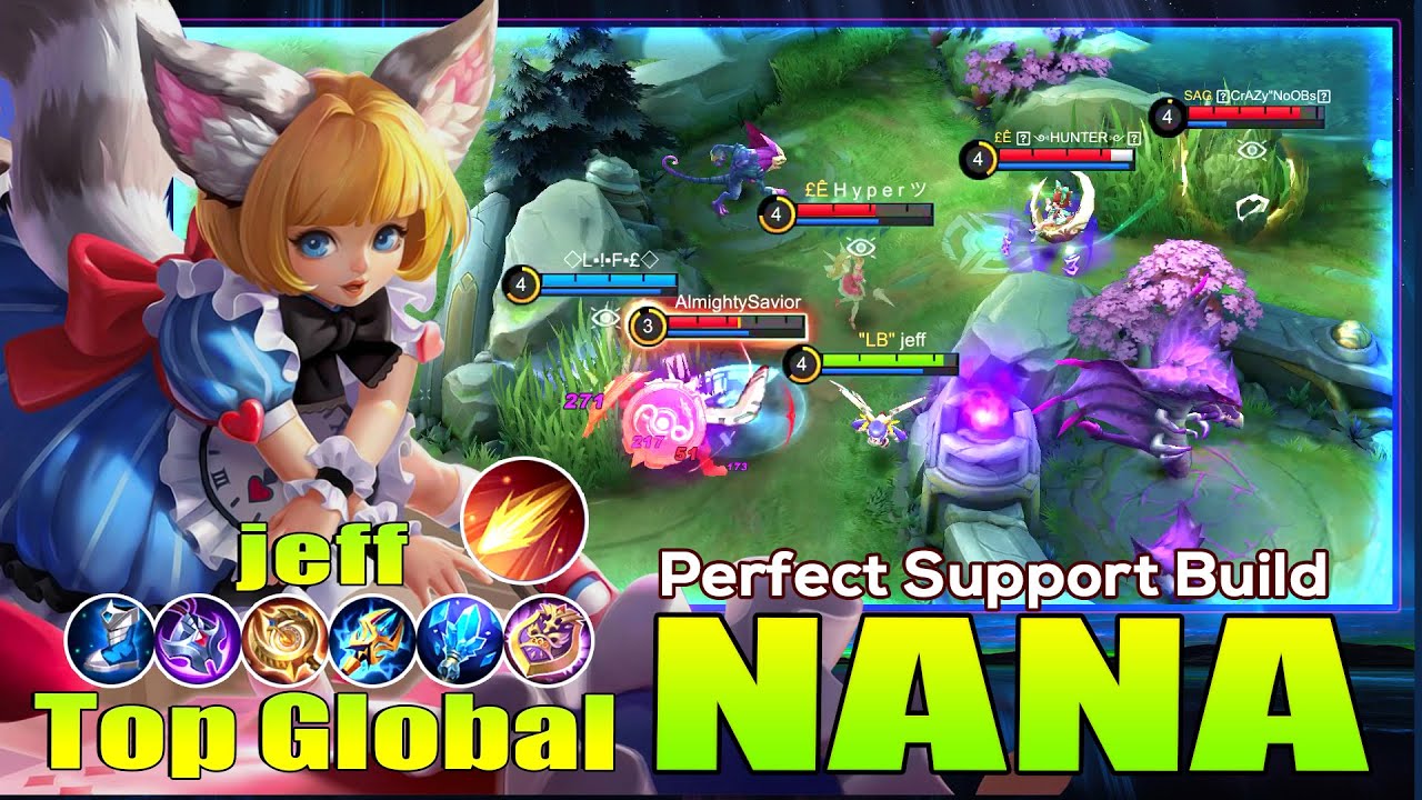 Nana Perfect Support Build! Top Global Nana by jeff ~ Mobile Legends ...