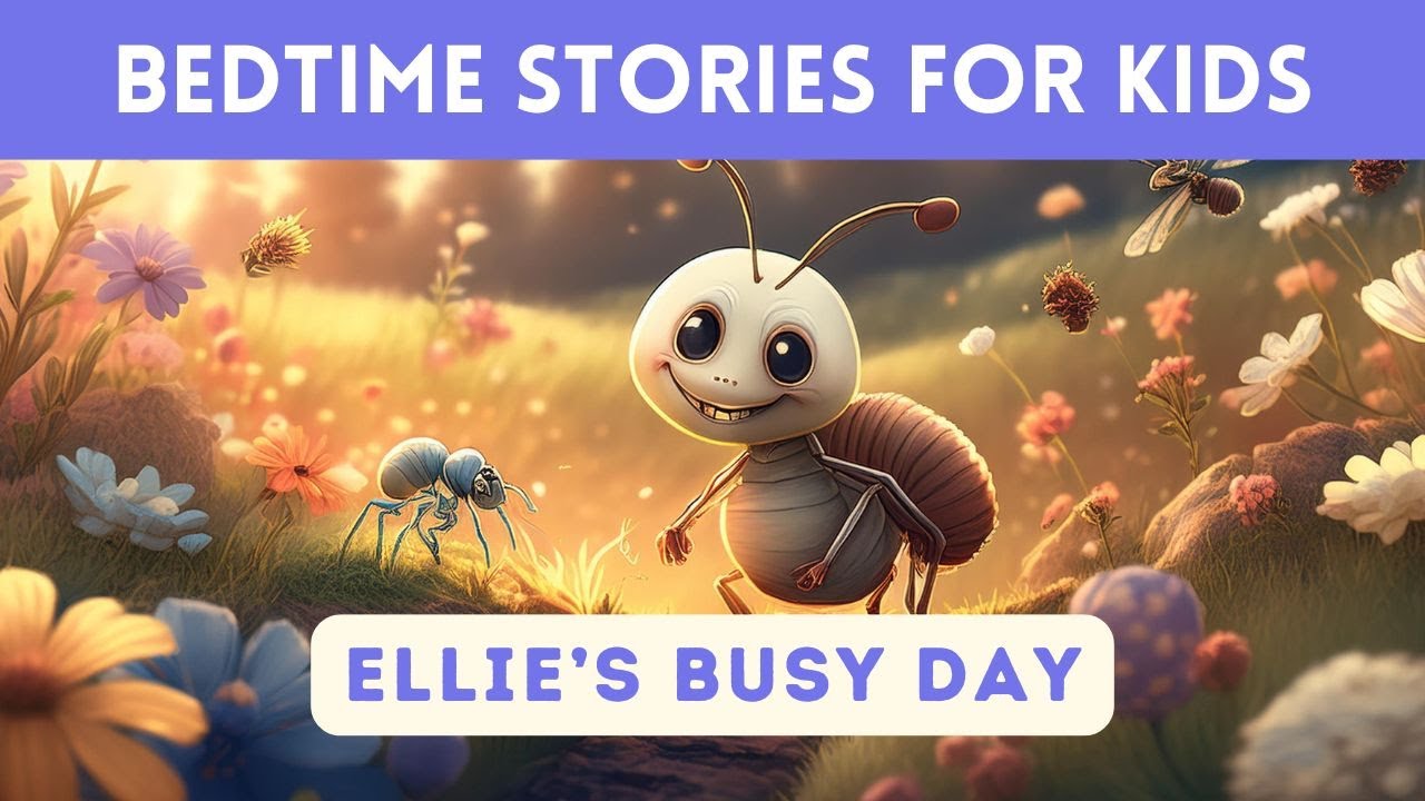 Bedtime Story for Kids in English | Ellie’s Busy Day | Fairy Tales ...