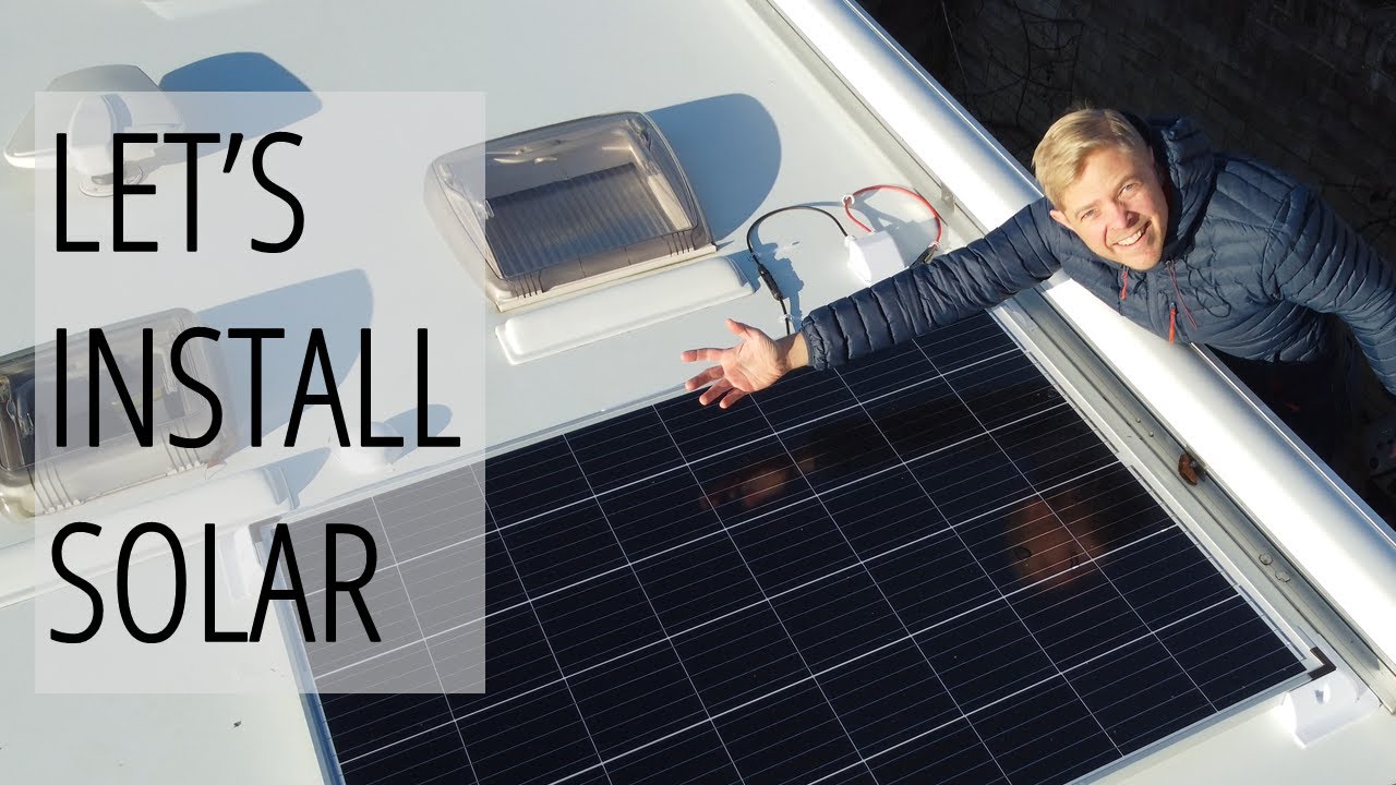 Installing SOLAR on a Swift 674 MOTORHOME - YouTube
