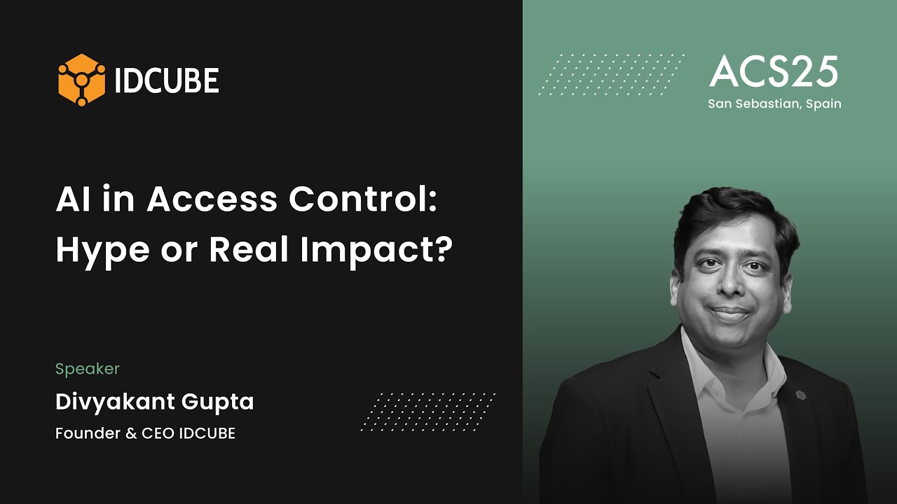 AI in Access Control: Hype or Real Impact? I IDCUBE at ACS25 - YouTube