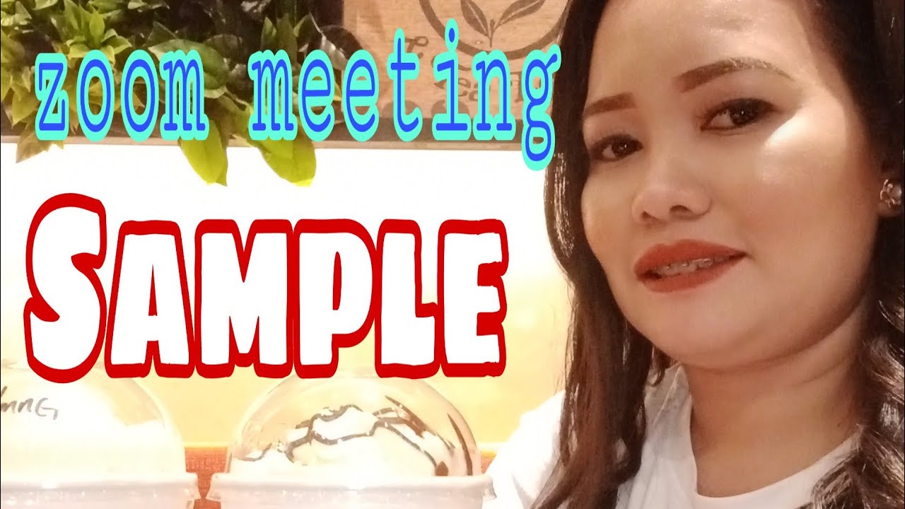 Zoom Meeting Sample - YouTube