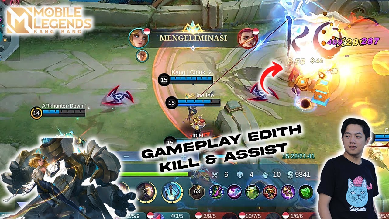 HIGHLIGHT GAMEPLAY EDITH KILL & ASSIST - Mobile Legends Bang Bang ...