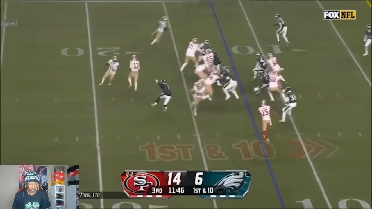 REMATCH A$$ WHOOPING! REACTING TO San Francisco 49ers vs Philadelphia ...