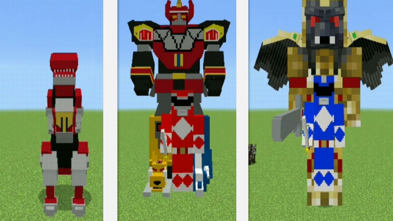 Power Rangers Addon Minecraft PE - YouTube