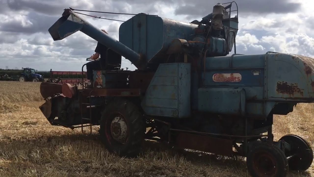 1965 Ransomes 801 at Rachel’s Harvest 2019 - YouTube