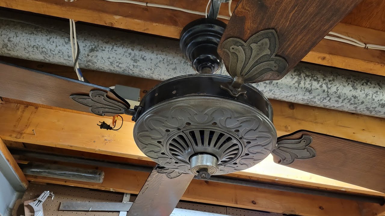 Antique Westinghouse Sidewinder 56" Ceiling Fan - YouTube