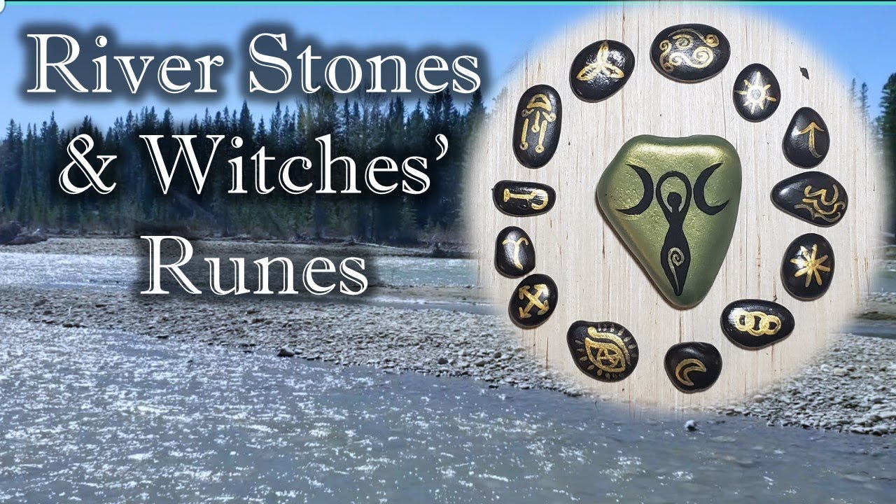 River Stones & Witch's Runes, River & Stone Magic, Pagan Crafting - YouTube