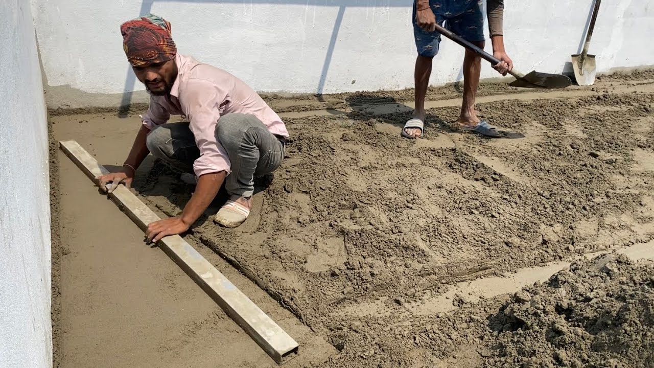 Amazing Techniques - Floor Plastering - Floor Tiles - The Dynasty ...