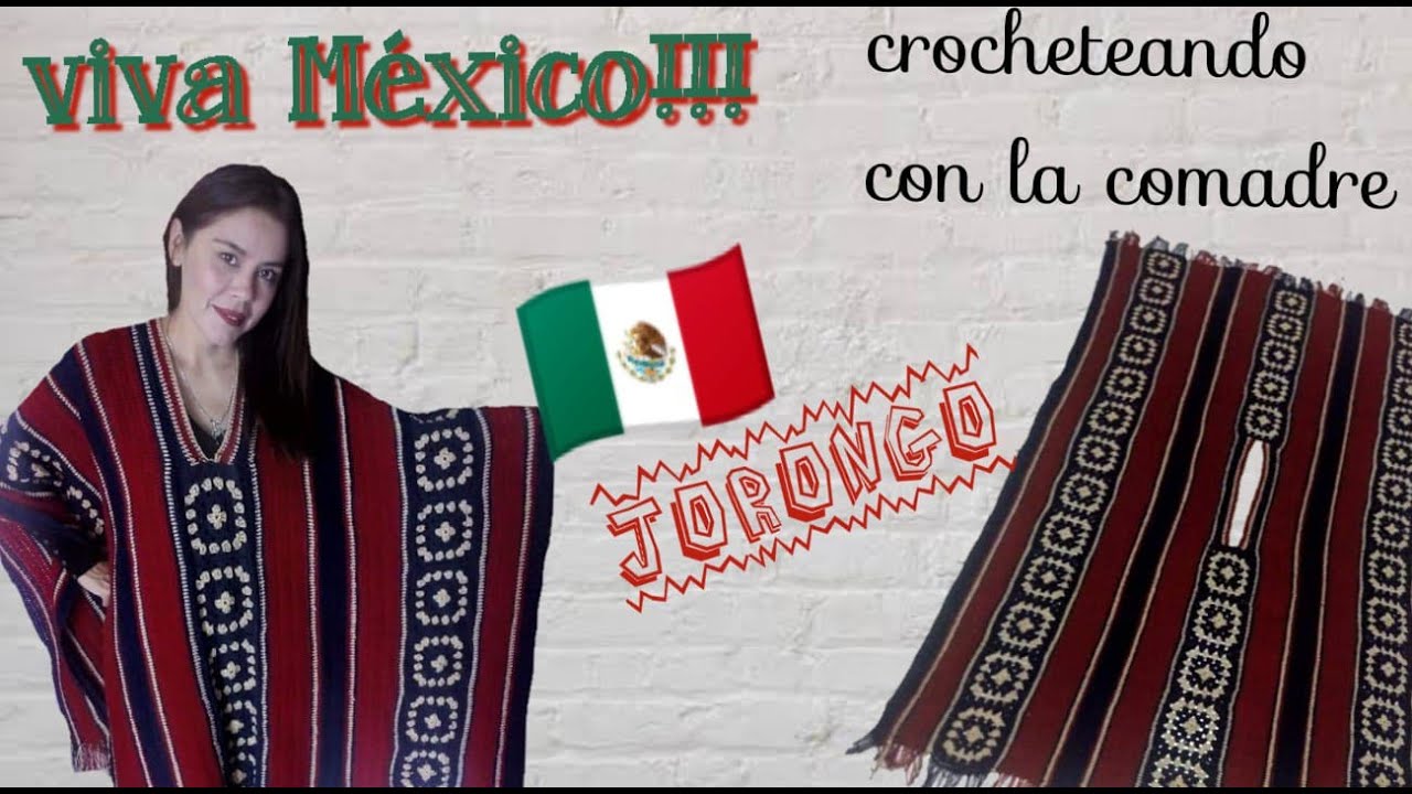🌠COMO HACER JORONGO REGIONAL MEXICANO UNISEX A CROCHET TUTORIAL ...
