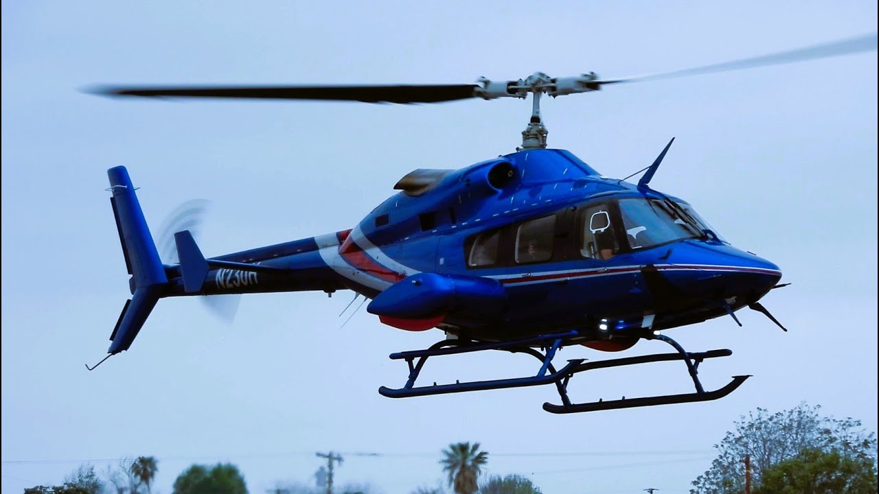 BELL 230 Like Airwolf Bell 222 Helicopter - N230H - YouTube