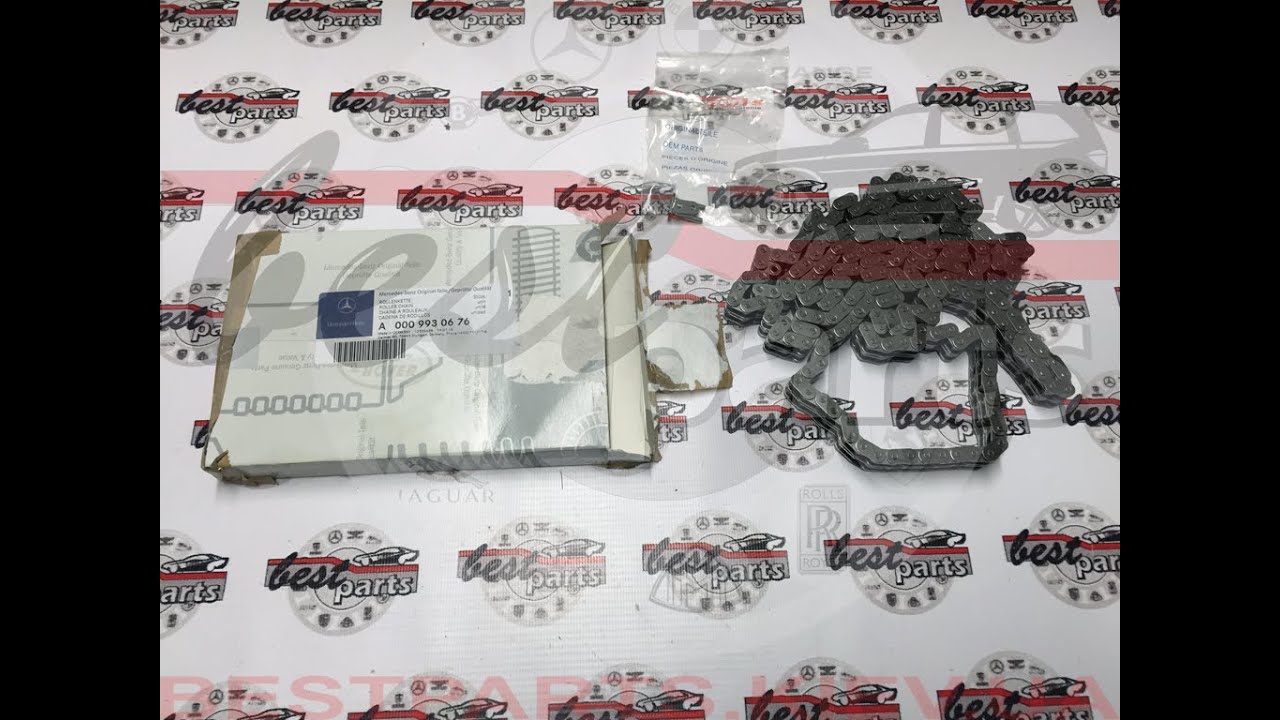 A0009930676, A 000 993 06 76 Цепь двигателя (ГРМ) Mercedes M272 / M273 ...