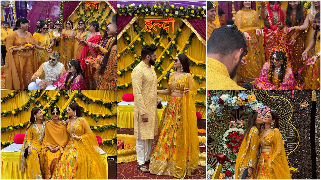 HALDI KI RASAM 🥰 #celebration | Shilpa Chaudhary Vlogs - YouTube