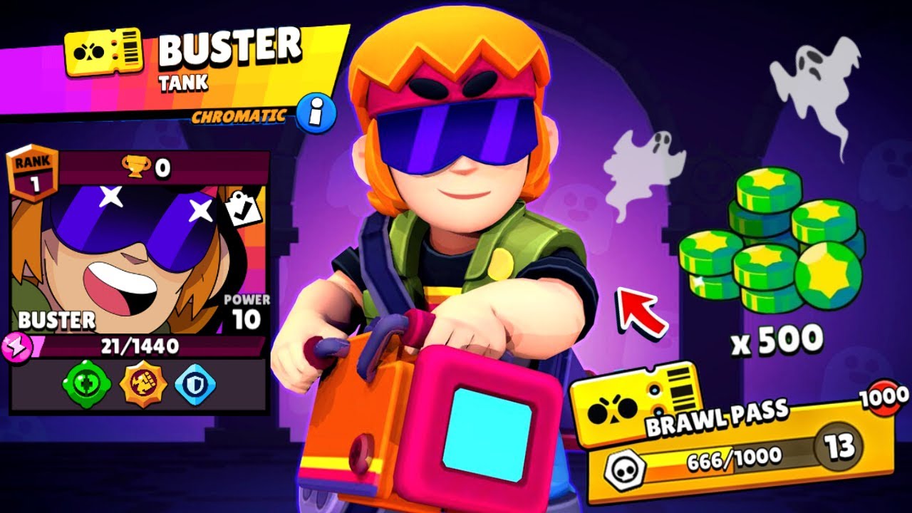 NEW BRAWLER BUSTER MAXED OUT! - YouTube