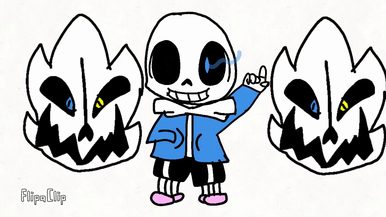 A very random Sans animation (Old) Flipaclip - YouTube