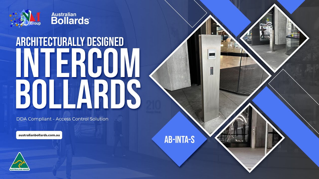 Architecturally designed intercom Bollards - DDA Complaint access ...