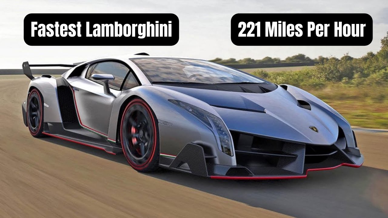 Top Ten Fastest Lamborghinis Of All Time - YouTube