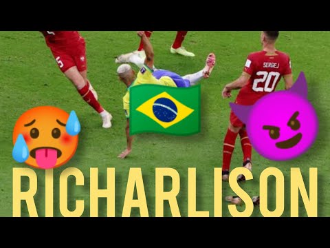 RICHARLISON STUNNING ACROBATIC FINISH AGAINST SERBIA WHATSAPP STATUS 🥵 • #shorts #trending #brazil