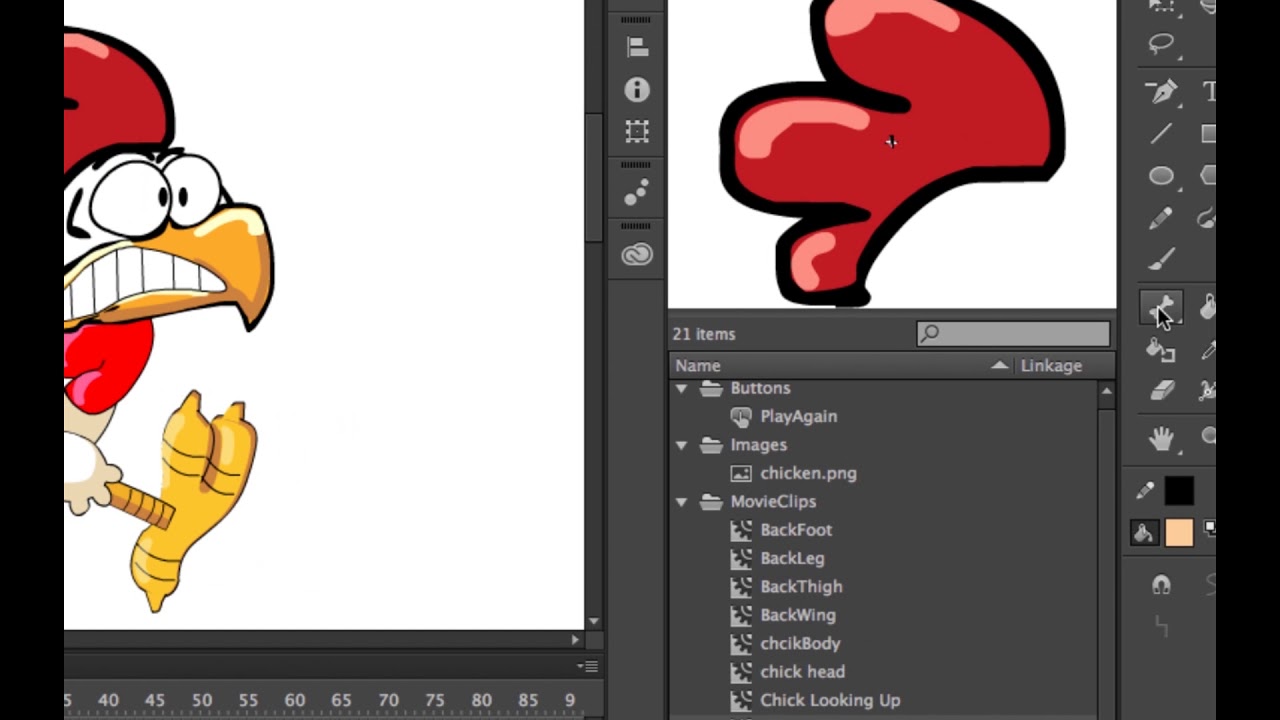 Using the Bone Tool Animate CC - YouTube