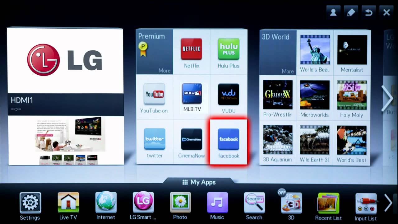 LG Smart TV Understanding the TV Dashboard - YouTube