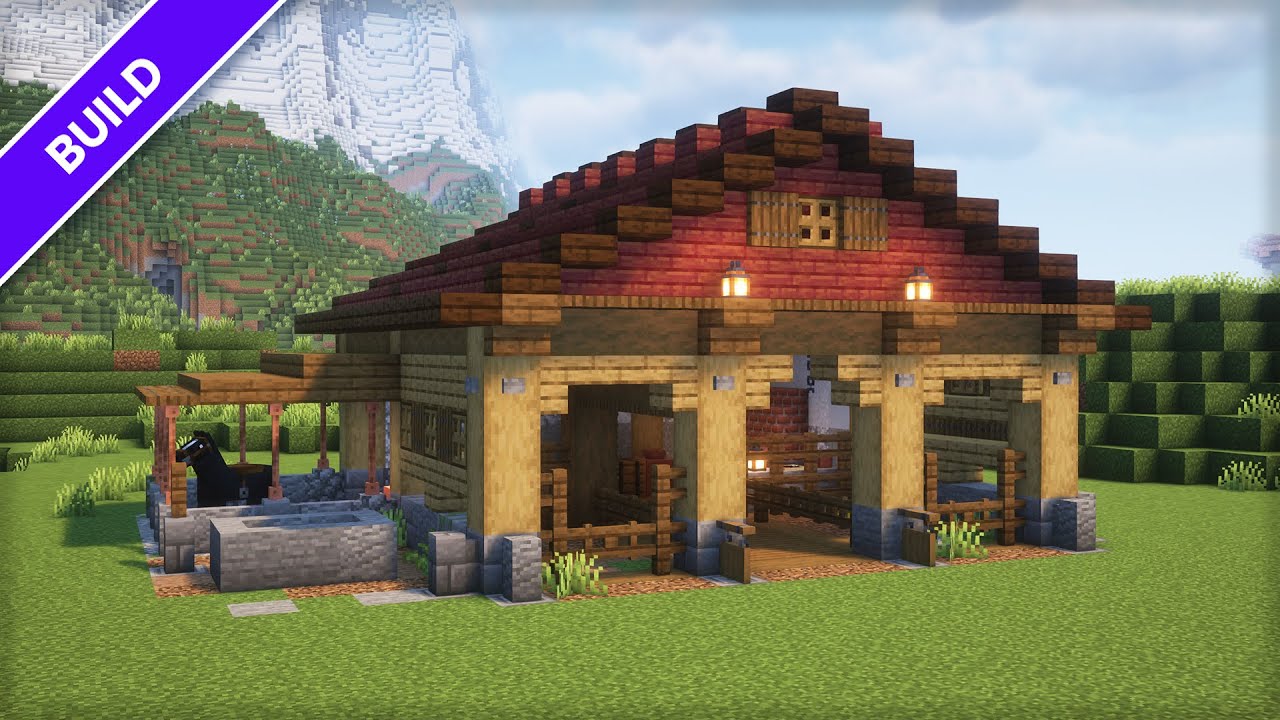 How to Build a Horse Stable - YouTube
