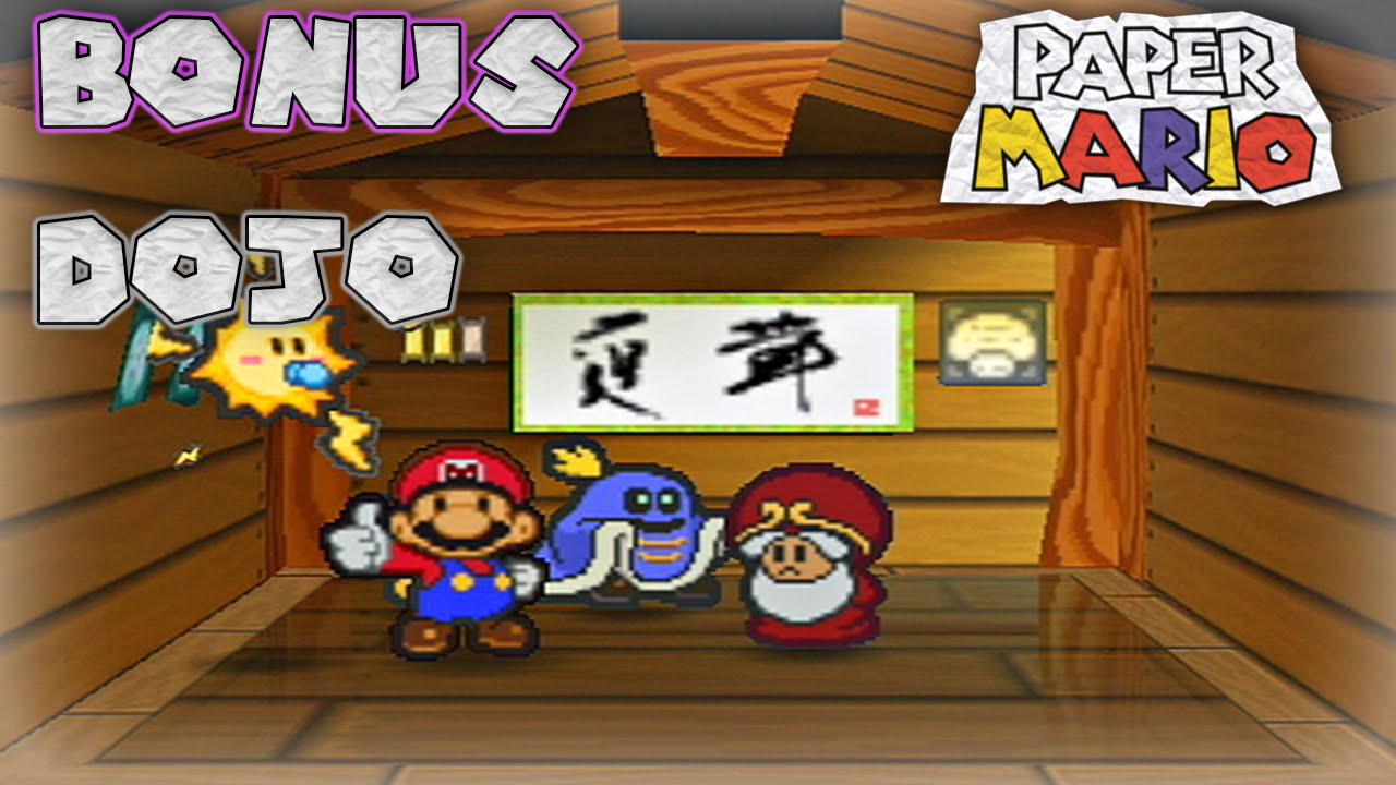 Paper Mario: Bonus - The Dojo - YouTube