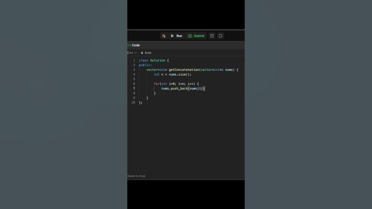 Concatenation Of Array Leetcode 1929 Shorts Leetcode