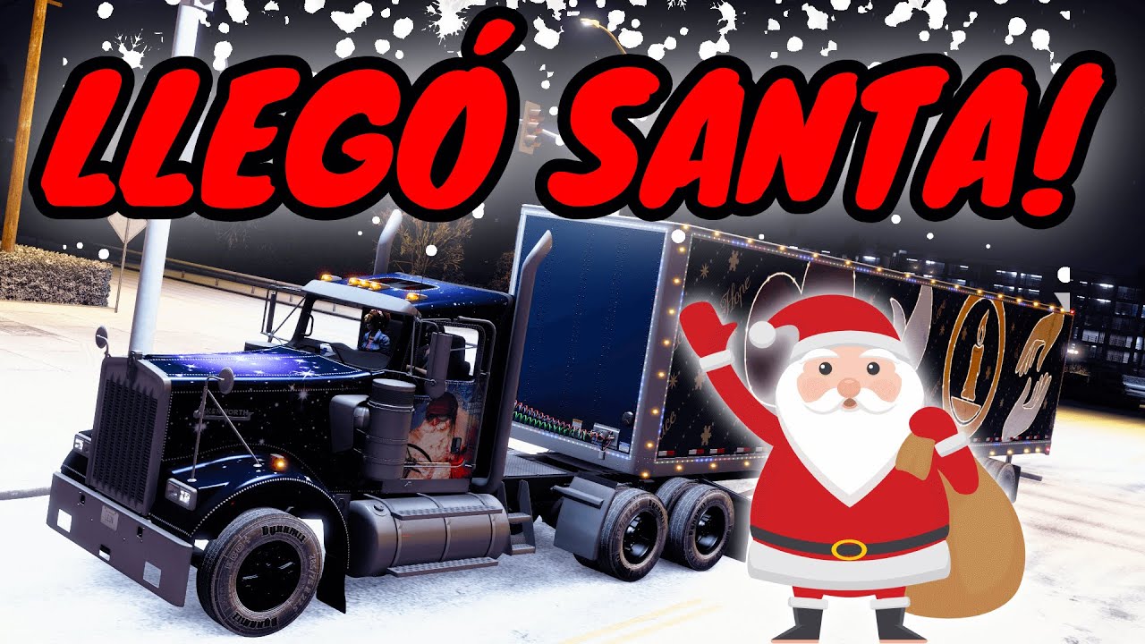 SANTA entrega REGALOS NAVIDEÑOS! Evento Navideño Trailero Mexicano #32 ...