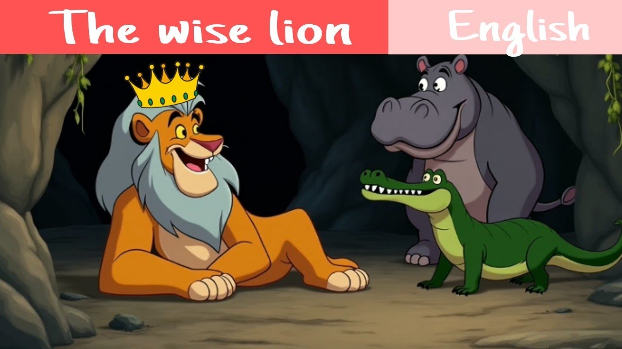 "The wise lion" (animals)🦁😯/ fairy tale. - YouTube