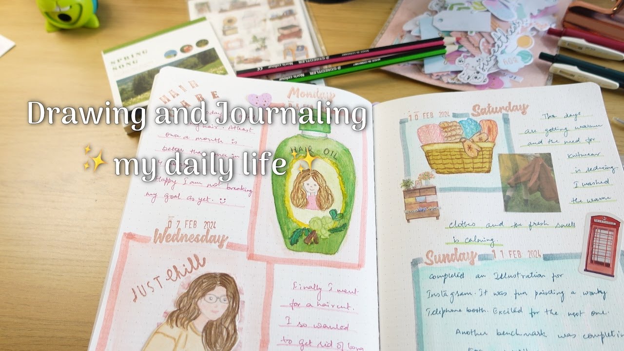 Drawing and Journaling my life - watercolour drawings and new ...