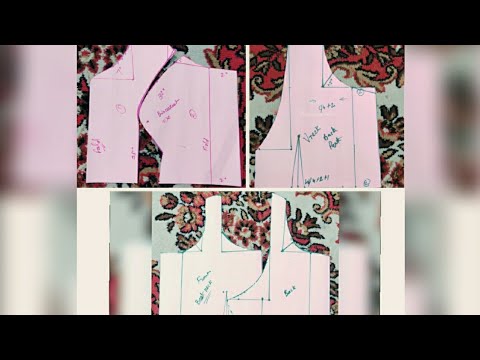 Deep V Neck Blouse Pattern,Boat Neck Blouse Pattern, Princess Cut Blouse Pattern/Drafting Making ...