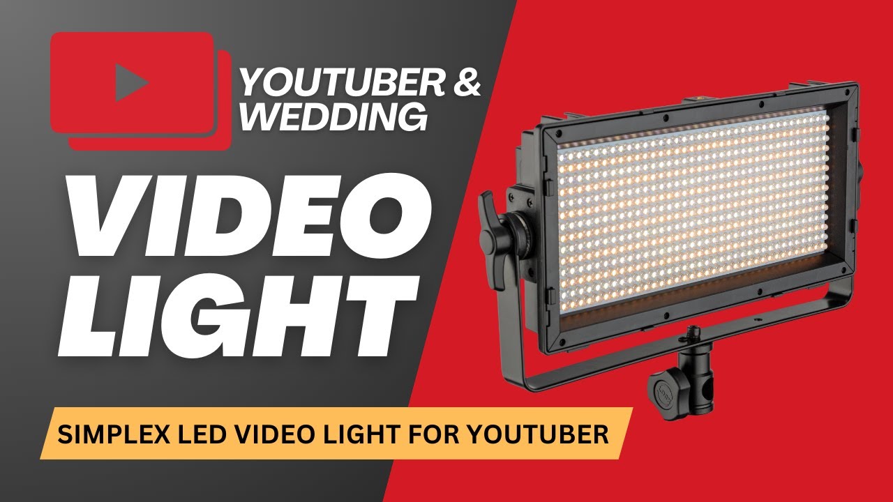 Youtube Video Light : Simlex LED Light with Power bank #youtubevideo # ...