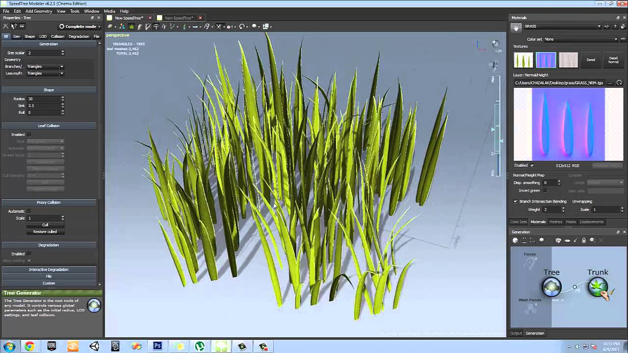 How to make Speedtree grass in UDK Part01 - YouTube