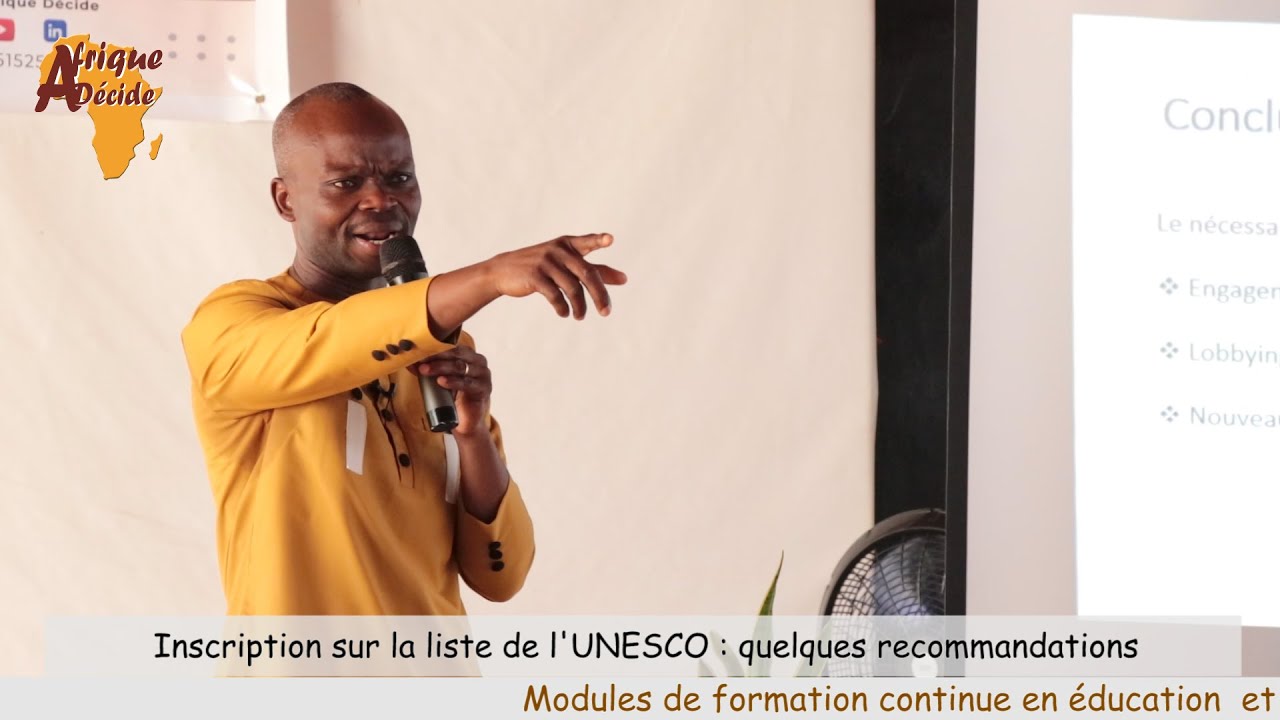 Inscription sur la liste de l'UNESCO : quelques recommandations - YouTube
