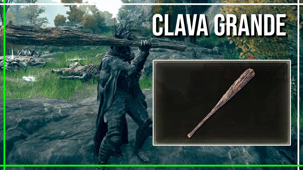 ELDEN RING ARMAS (LOCALIZAÇÃO DA CLAVA GRANDE) - YouTube