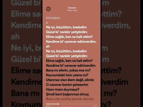 Derya Uluğ ~ Canavar