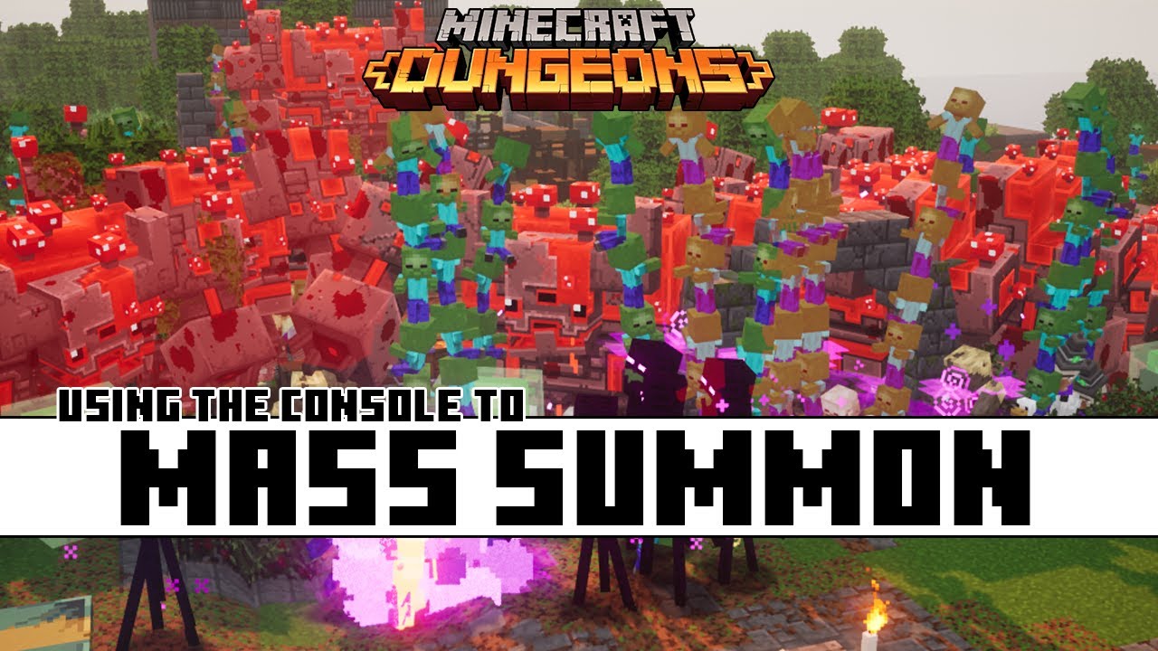 Mass Summoning - Chests and More Minecraft Dungeons Console - YouTube