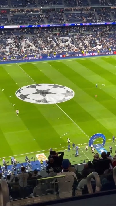 El Santiago Bernabéu está listo 🔥⚪ #realmadrid #arsenal #ucl #uefachampionsleague #shorts # ...