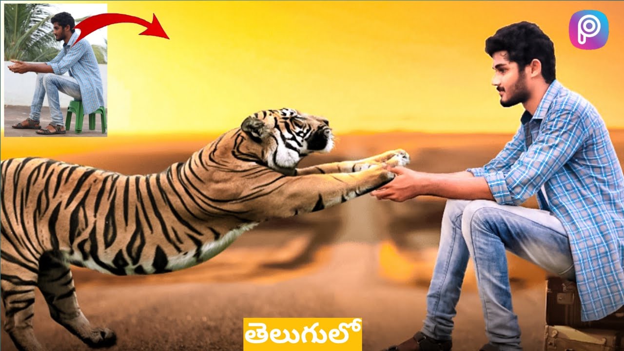 Picsart Tiger Concept Photo Manipulation tutorial || Picsart Creative ...