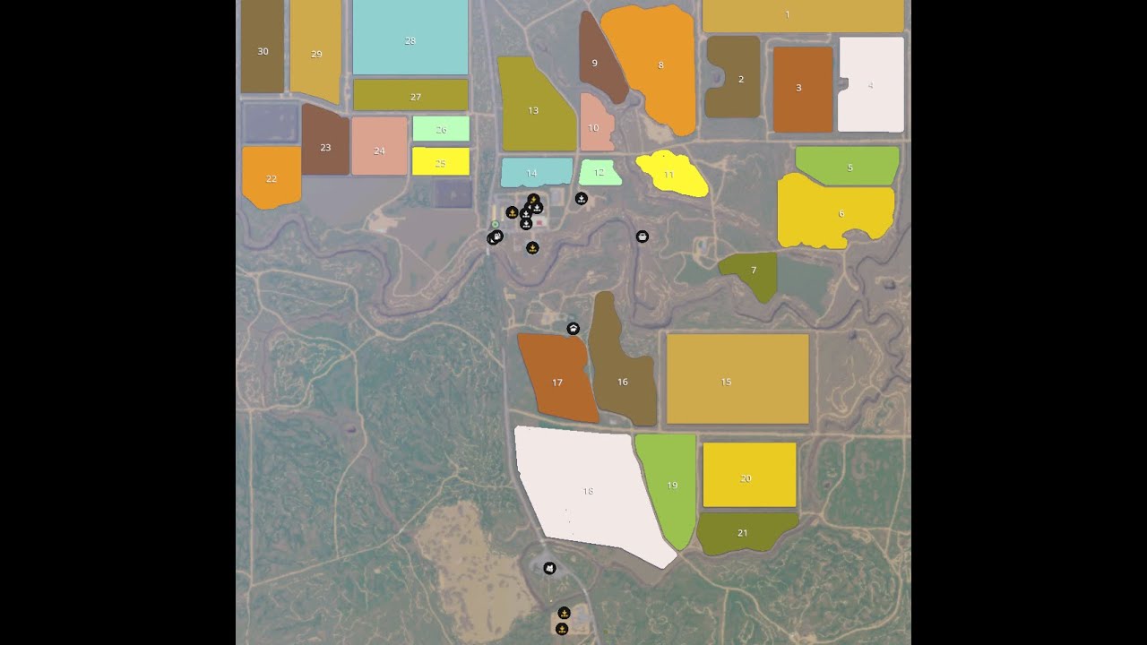 Wanganella map | Farming Simulator 19 | Map fly over - YouTube