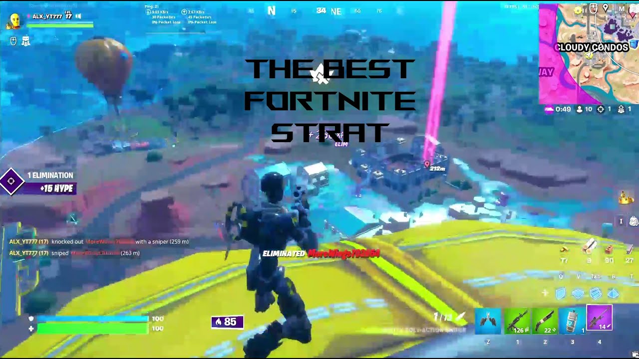 The Best Fortnite Strat - YouTube