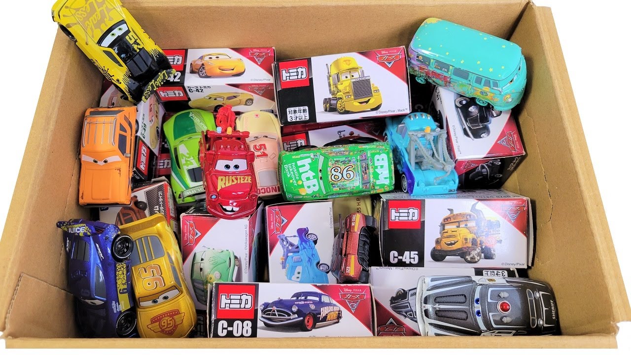 I put "Tomica Cars" in a cardboard box. Find boxes with the same ...