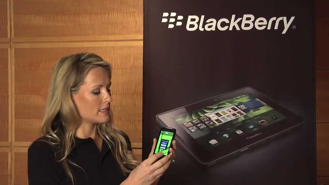 Research in Motion BlackBerry demonstrates a variety of devices - YouTube