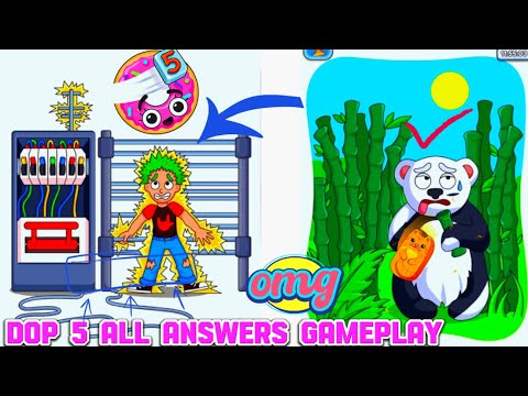 Dop 5:Delete one part All Levels walkthrough Level 501-600 All answers ...