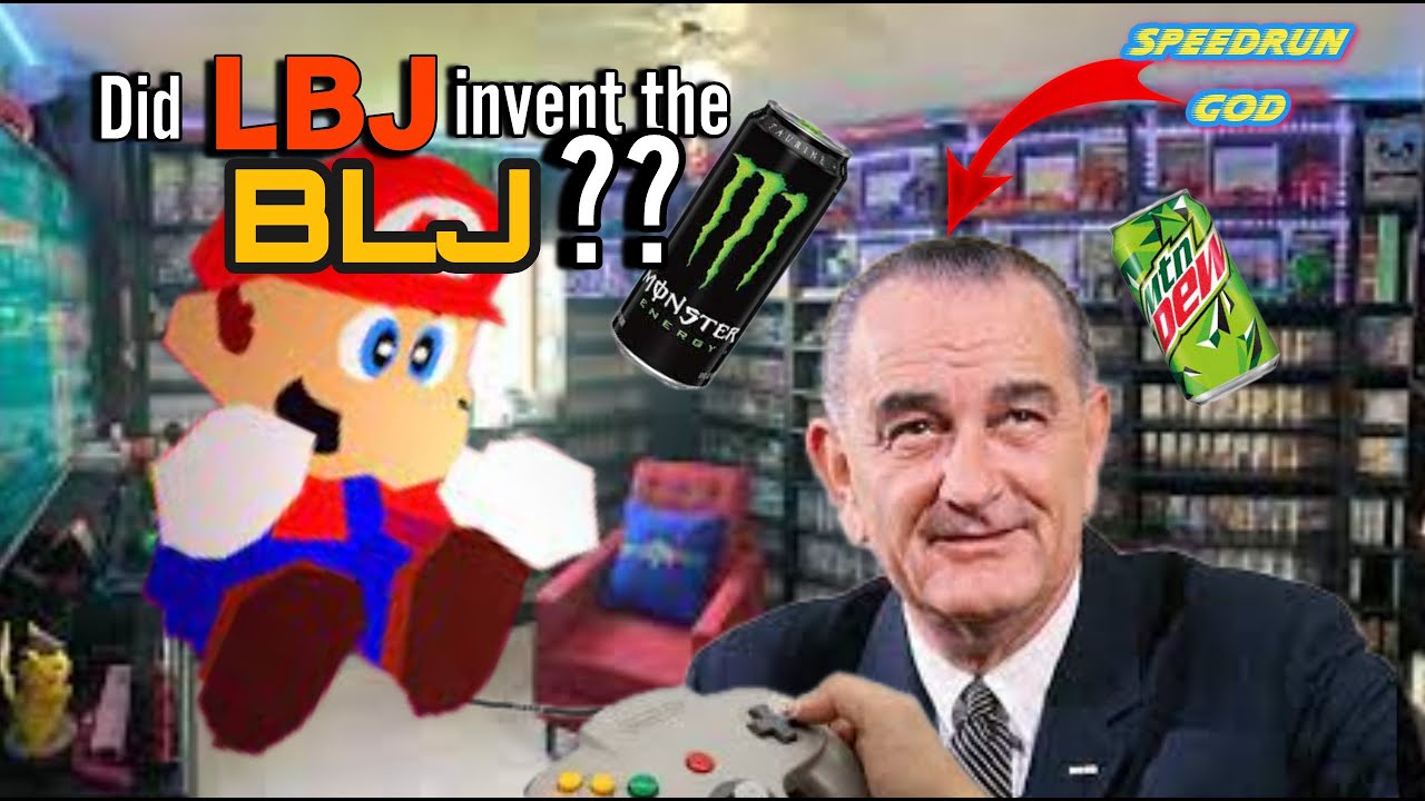 Did LBJ invent the BLJ glitch in Super Mario 64? - YouTube