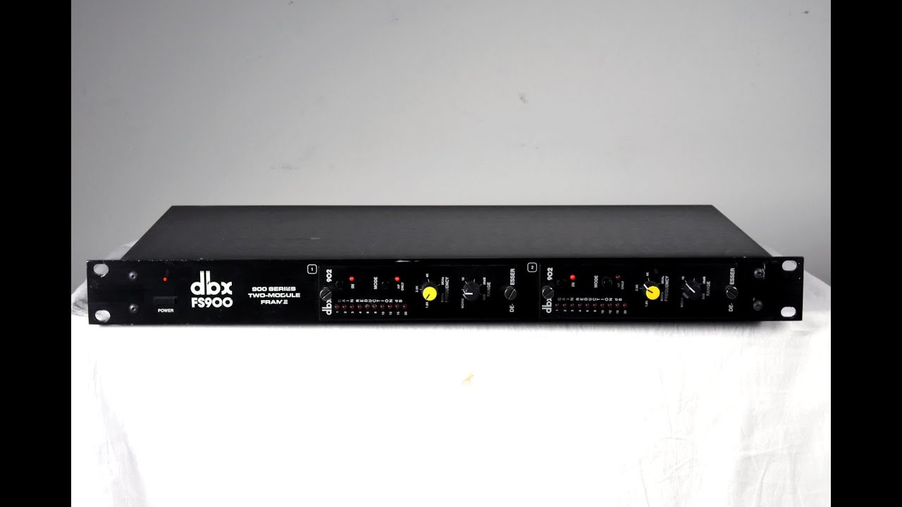dbx 902 - FS 900 - e dbx 520 e suas emulações - YouTube