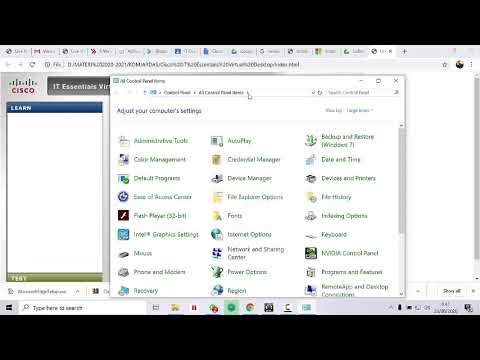 Video Tutorial Membuka Aplikasi Cisco IT Essentials Virtual Desktop ...