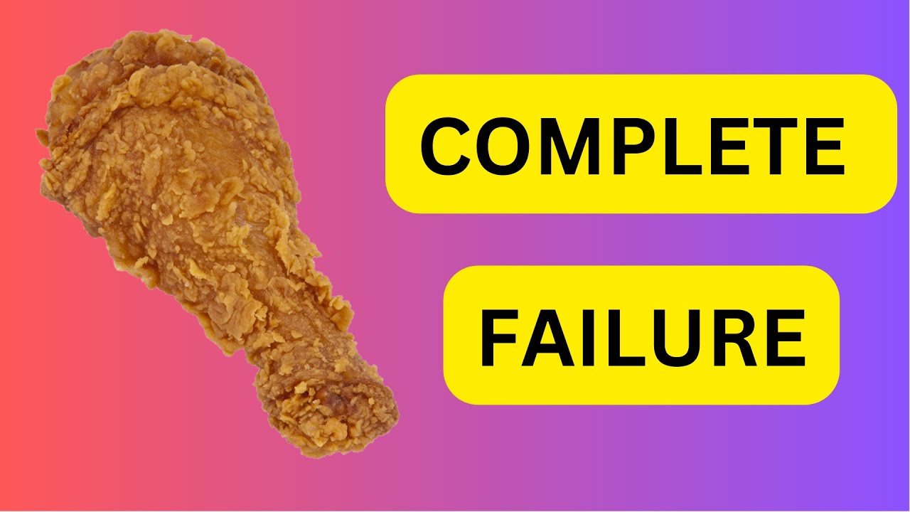 FRIED CHICKEN FAILURE - YouTube