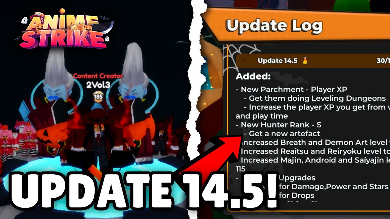 *UPDATE 14.5* New Mini Update In Anime Strike Simulator! - YouTube