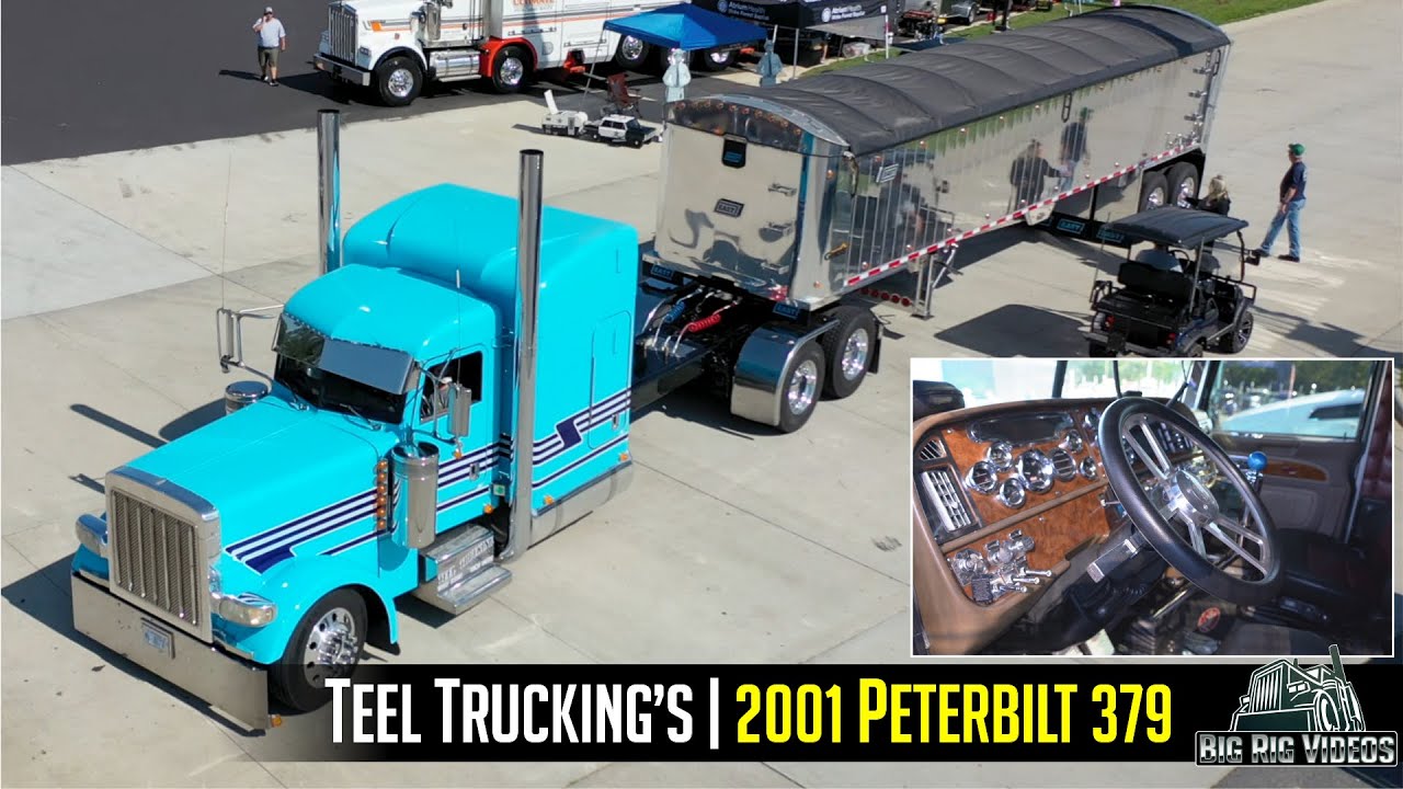 Teel trucking’s 2001 Peterbilt 379 | Interview - YouTube