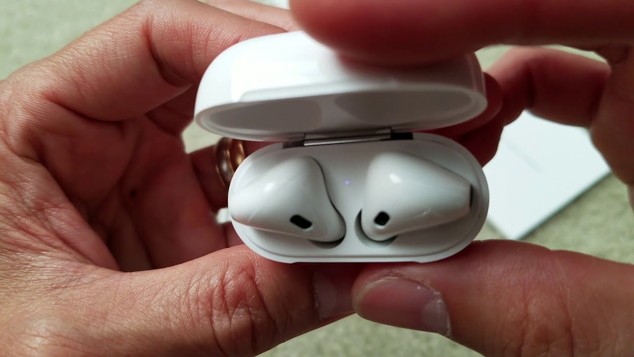 Unboxing New APPLE AirPods White Wireless EarBuds Headset! 7 9 18 - YouTube